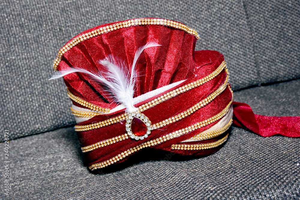 Sehra for groom in traditional Indian wedding ceremony Stock Photo ...