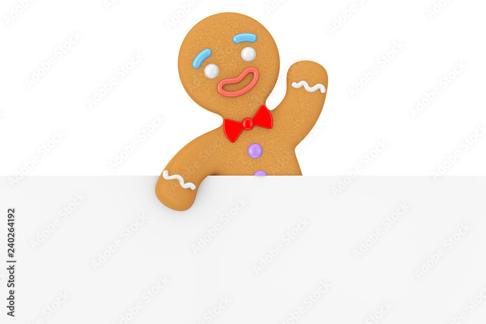 Paper Gingerbread Man