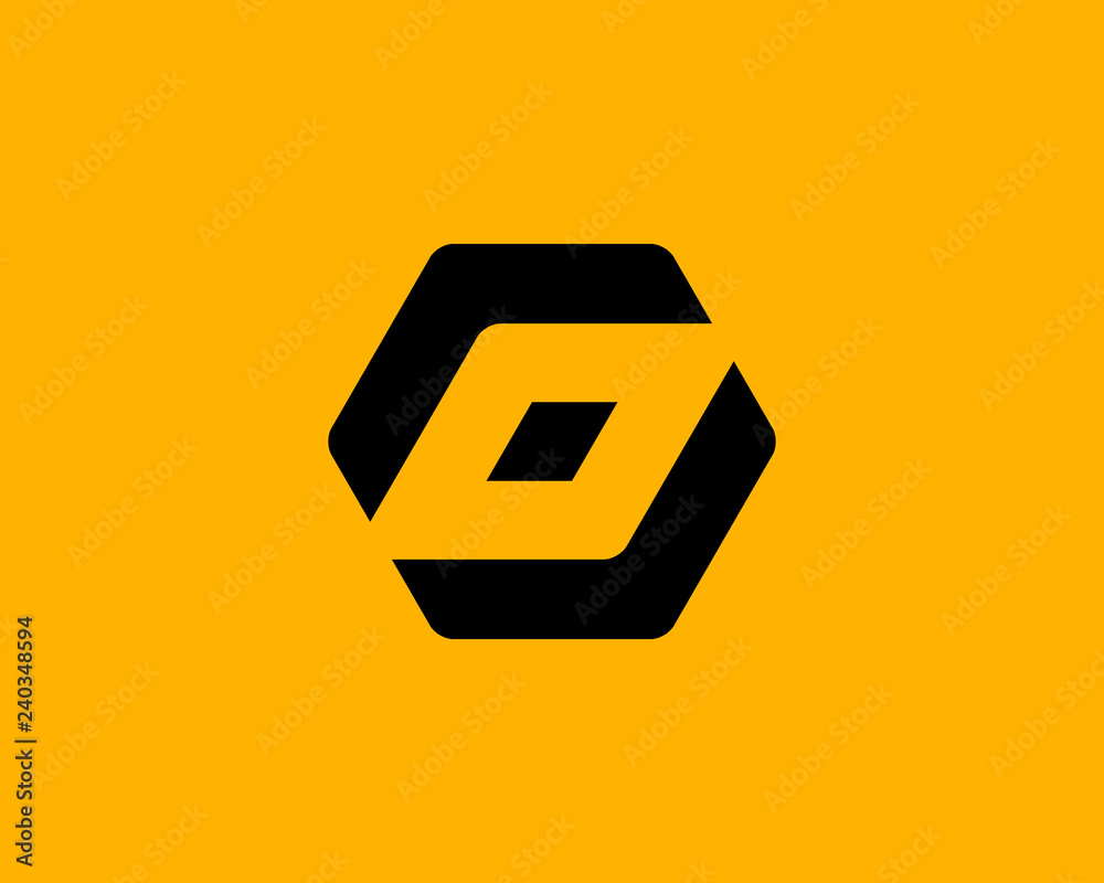 Letter O number 0 logo icon design template elements Stock Vector ...