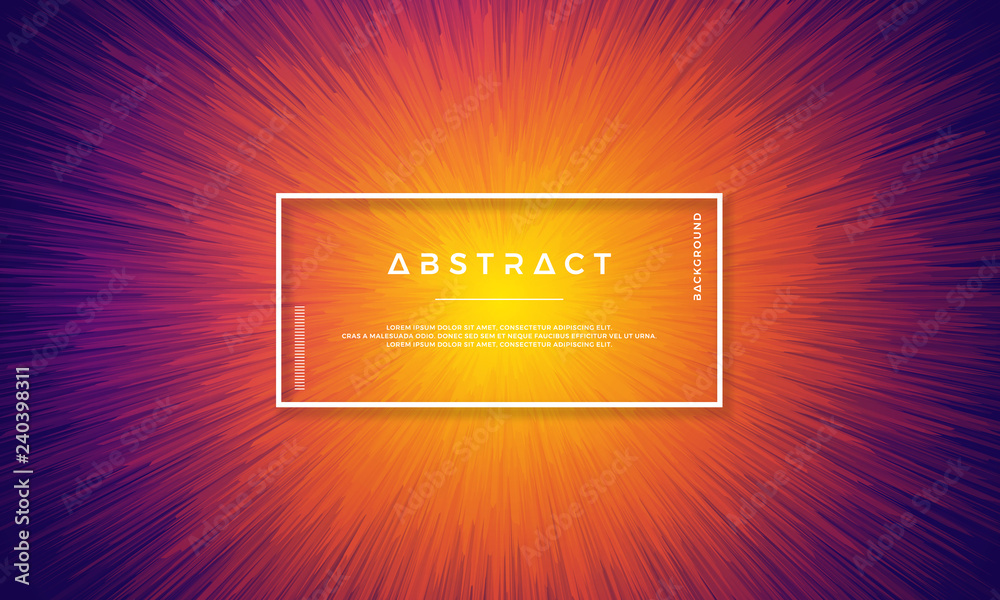 Dynamic background design with dynamic objects centered in the middle ...
