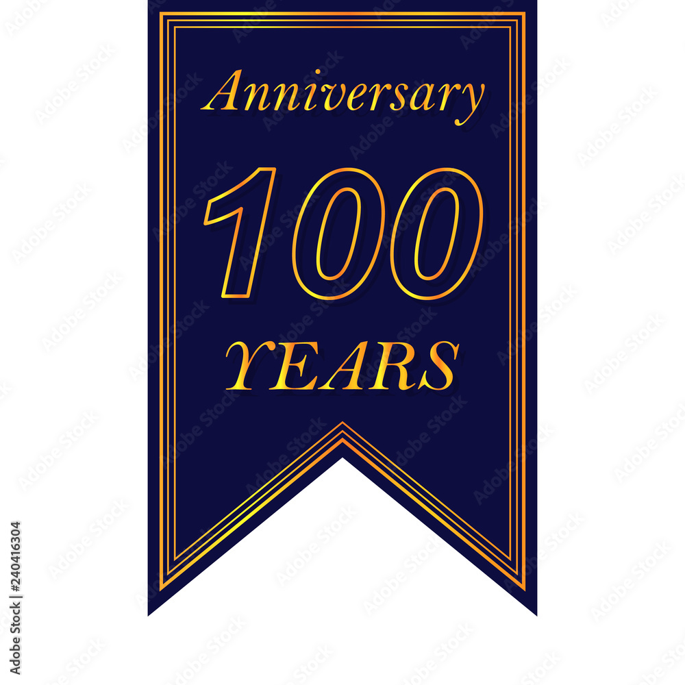 Anniversary, 100 years multicolored icon. Can be used for web, logo ...
