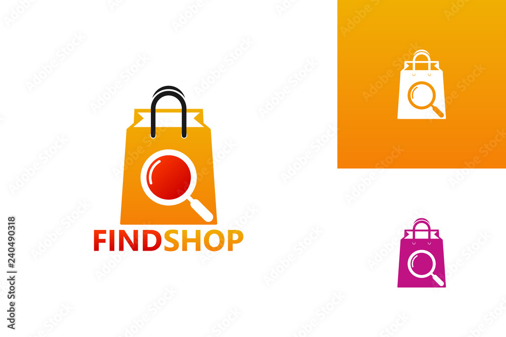 Find Shop Logo Template Design Vector, Emblem, Design Concept, Creative ...