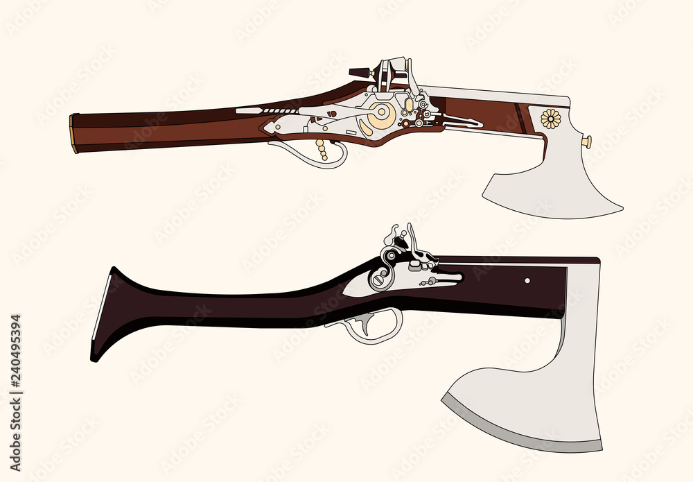 Flintlock Pistol Sketch