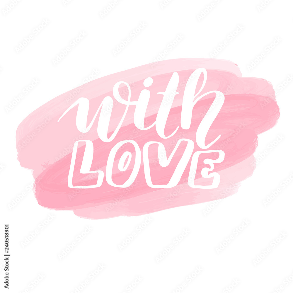 Vector hand drawn lettering phrase. Modern brush calligraphy. Stock ...