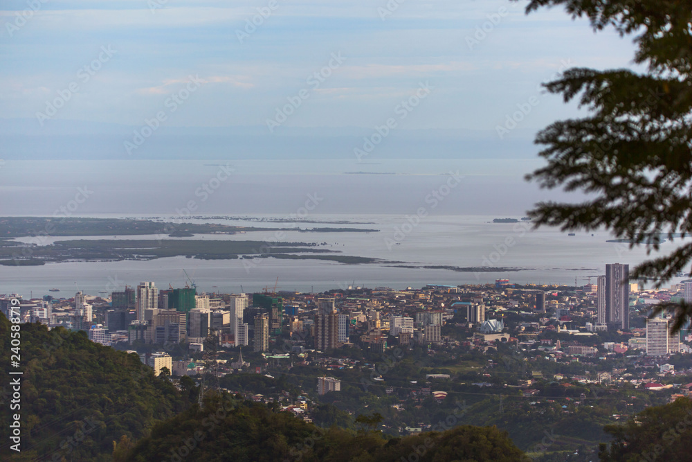 overview seightseeing point Tops Cebu City view to IT Park and Cebu ...