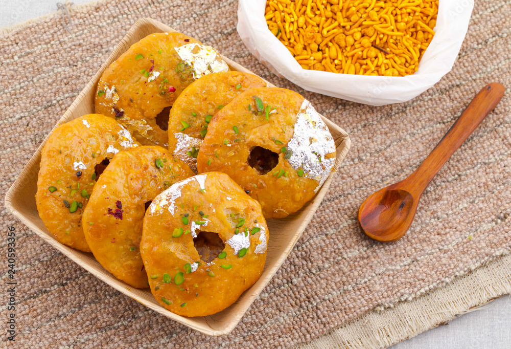 Indian Traditional Sweet Kachori Also Know As Mawa Kachori, Kachauri or ...
