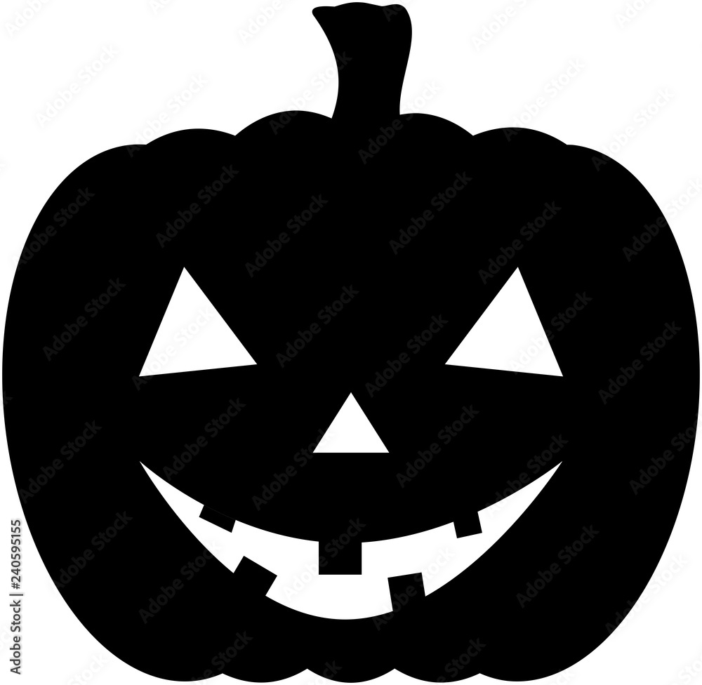 Jack O Lantern Silhouette Clip Art
