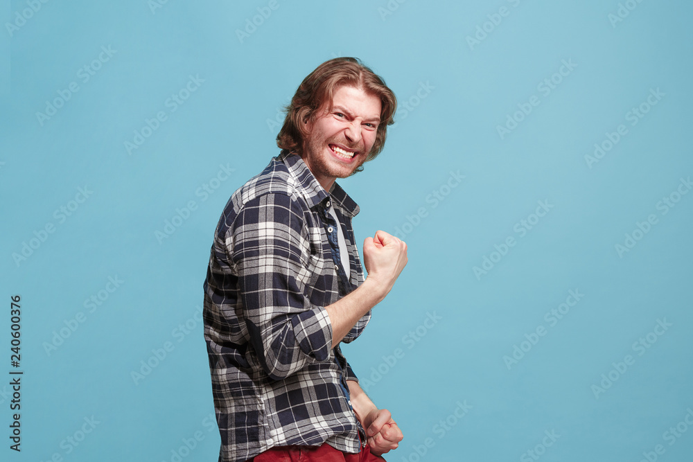 I won. Winning success happy man celebrating being a winner. Dynamic ...