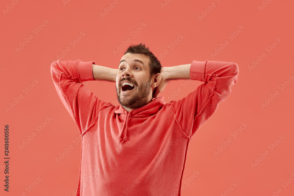 I won. Winning success happy man celebrating being a winner. Dynamic ...