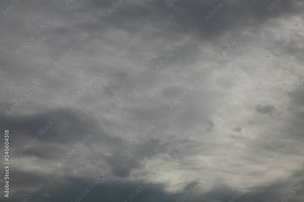 Natural light colored clouds and sky. Beautiful background of air space ...