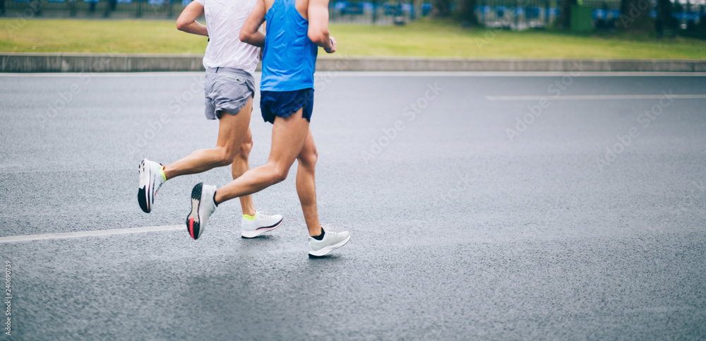 Marathon Runners Legs