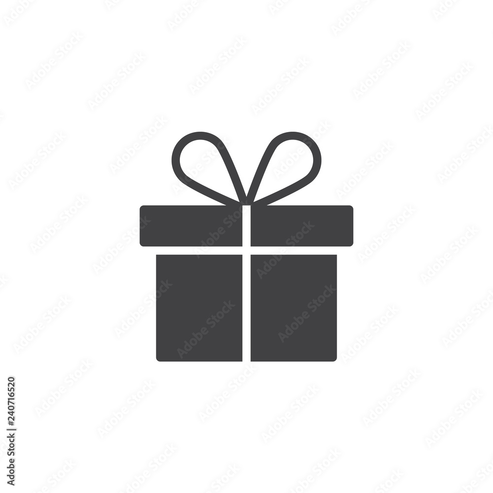 Flat Present Vector