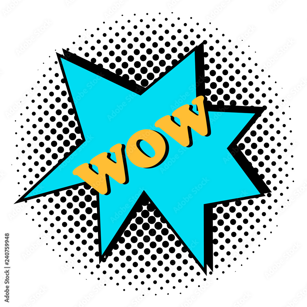Op art retro comic style. Comic strip. Bright dynamic cartoon ...