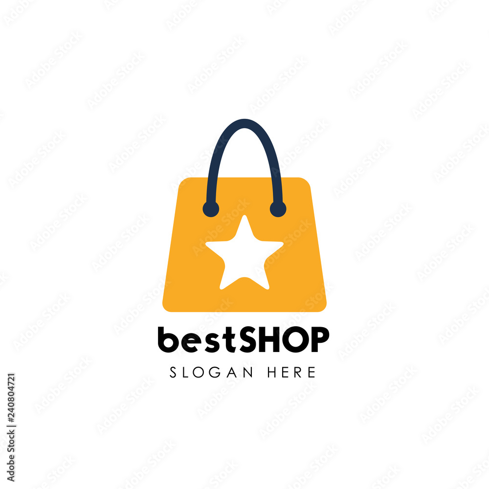best shop logo icon design. best stores logo design. Stock Vector ...