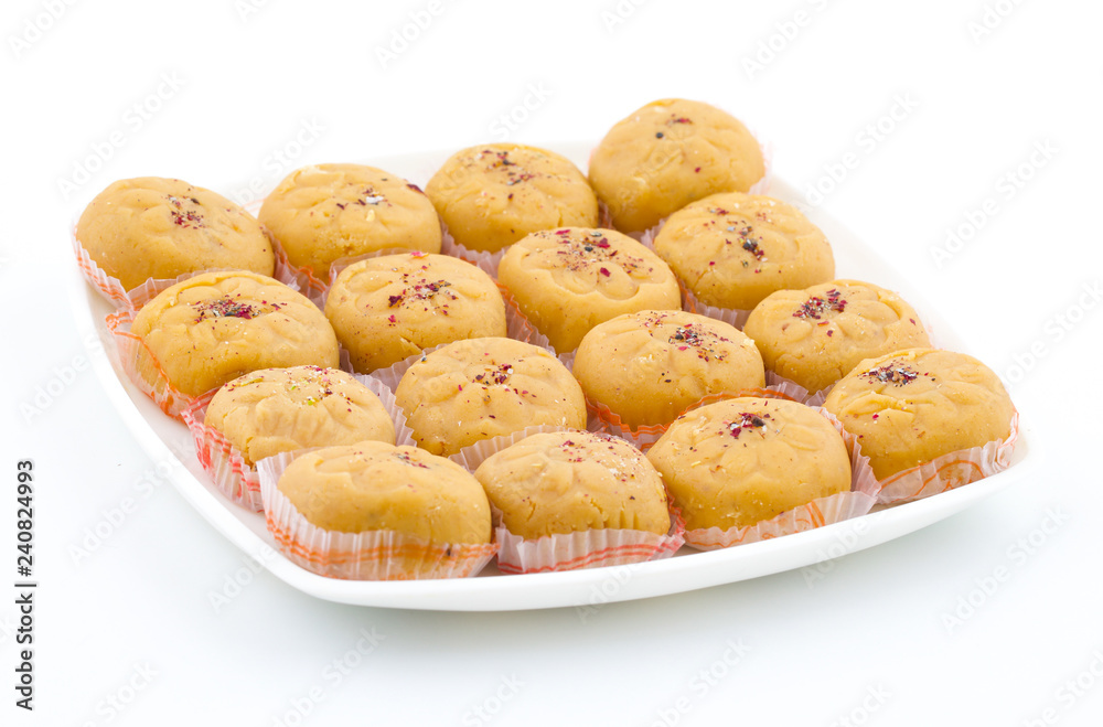 Indian Most Popular Sweet Food Variety of Peda Also Called Pedha, Peday ...