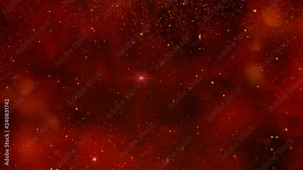 Sparkling Red Particle Background 4K Loop features a red atmosphere ...