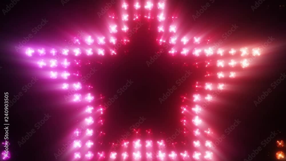 Bright Blinking Lights Board Star Seamless Loop Background Stock Video ...