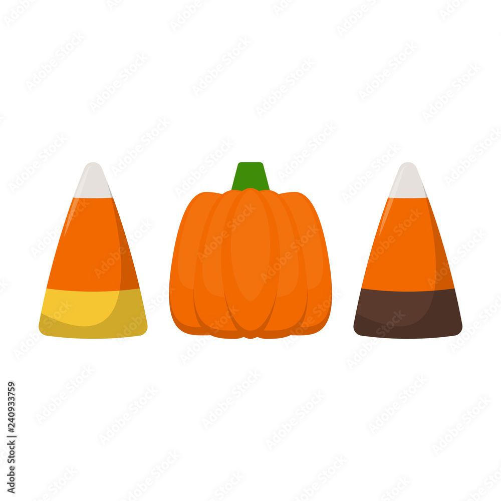 Candy Corn Pumpkin