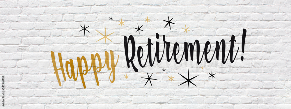Photo & Art Print Happy retirement, Brad Pict