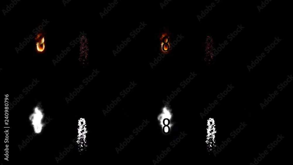 Burning font. Burn fire word text with flame and smoke on black ...