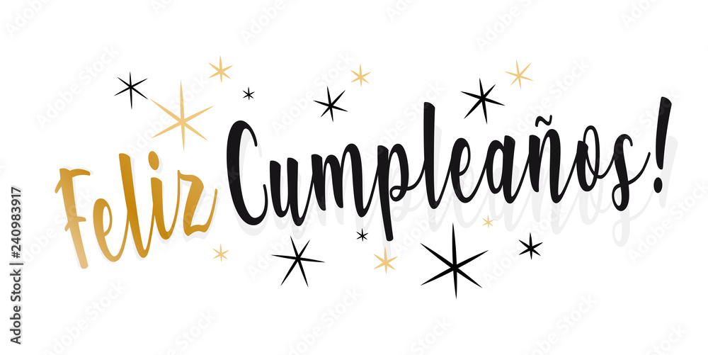 feliz cumpleaños, vector de Stock | Adobe Stock