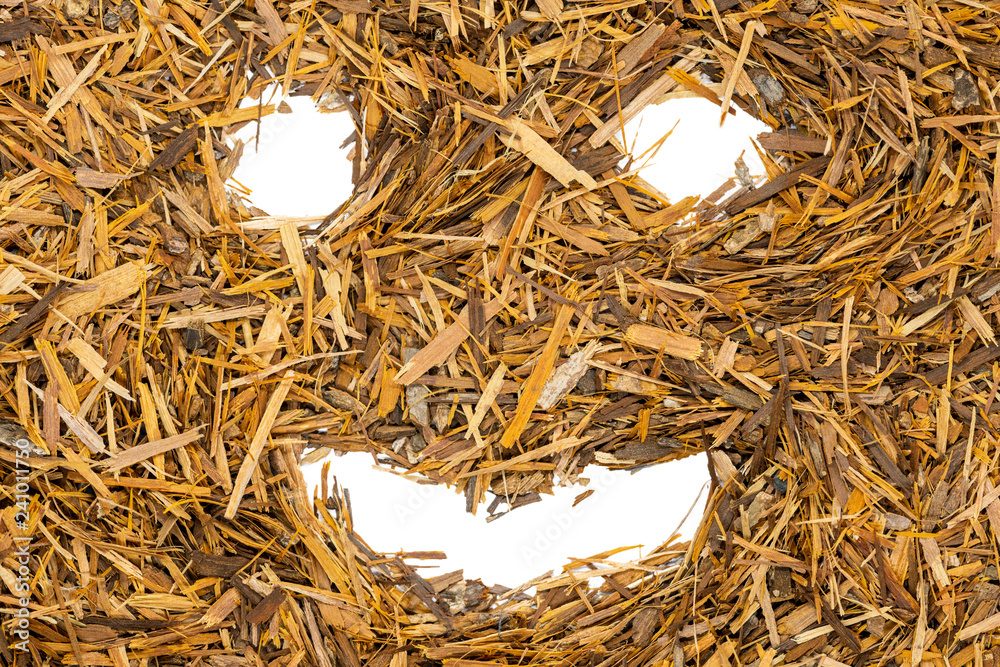 Zdjęcie Stock: Catuaba bark tea as smiley face. Natural herbal tea from ...