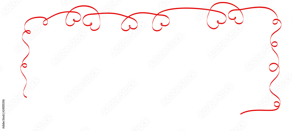 Fancy Red Border Designs