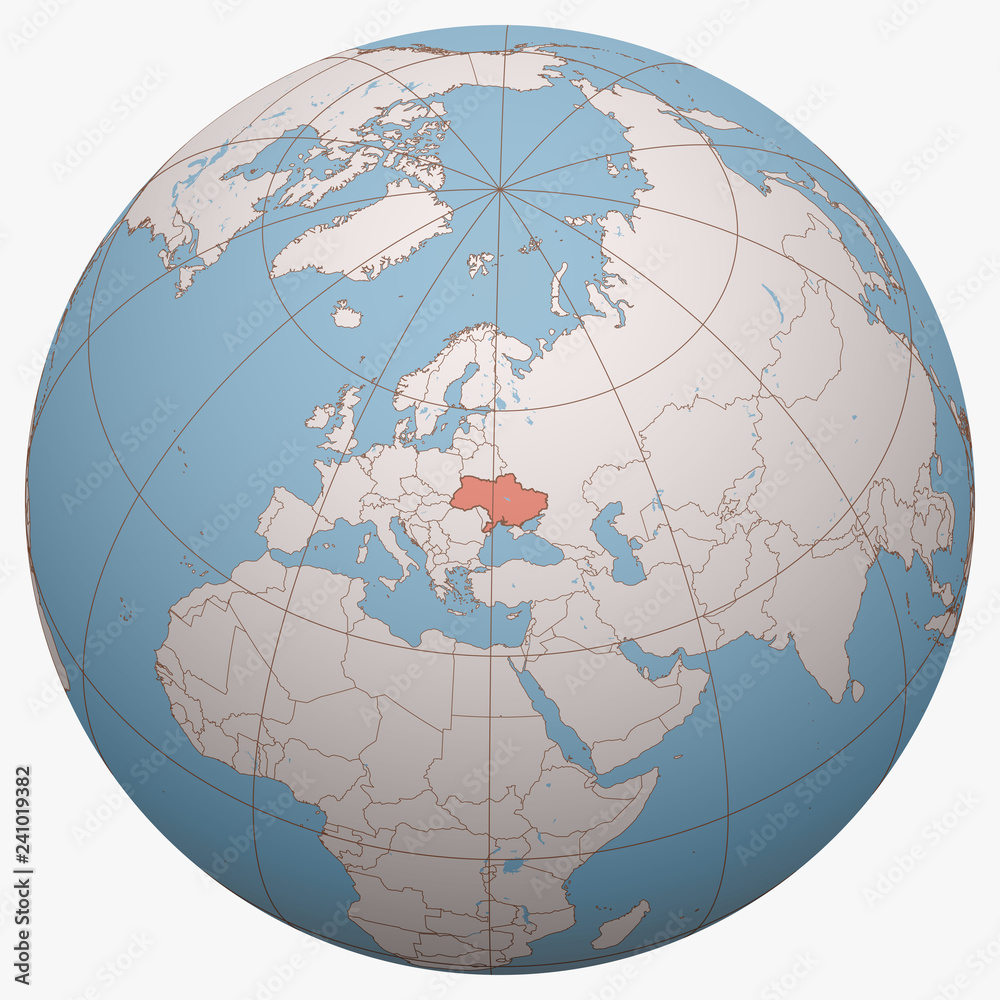 Ukraine World Map