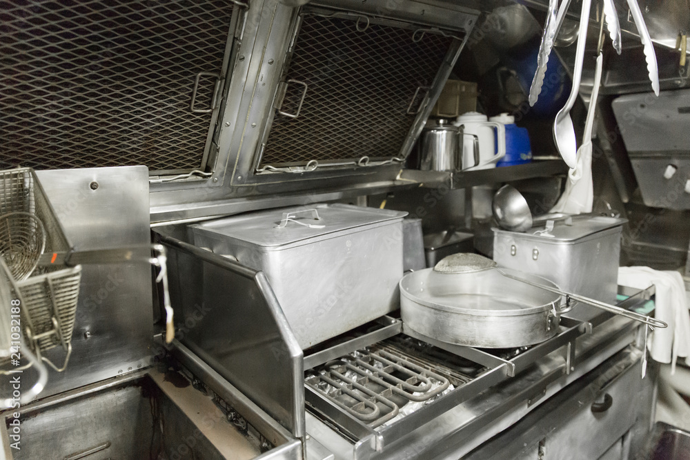 Inside Submarine Kitchen