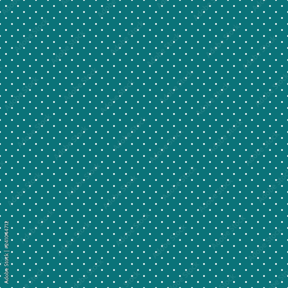 Teal Polka Dots Background
