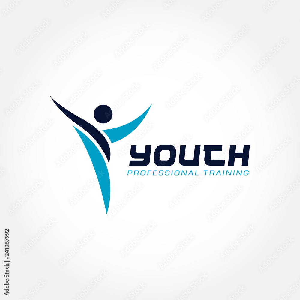 Youth Professional Training Program Logo Symbol Stock Vector | Adobe Stock