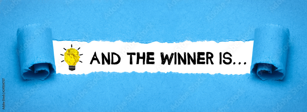 And the Winner is... Stock Photo | Adobe Stock