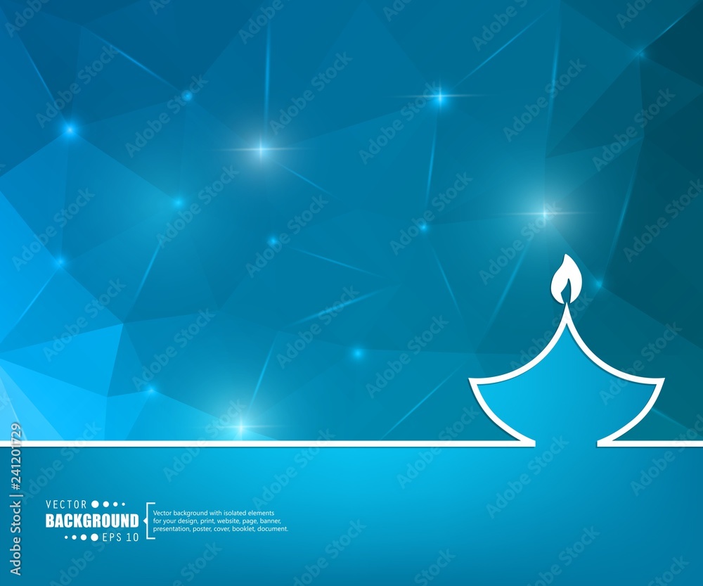 Abstract creative concept vector line draw background for web, mobile ...