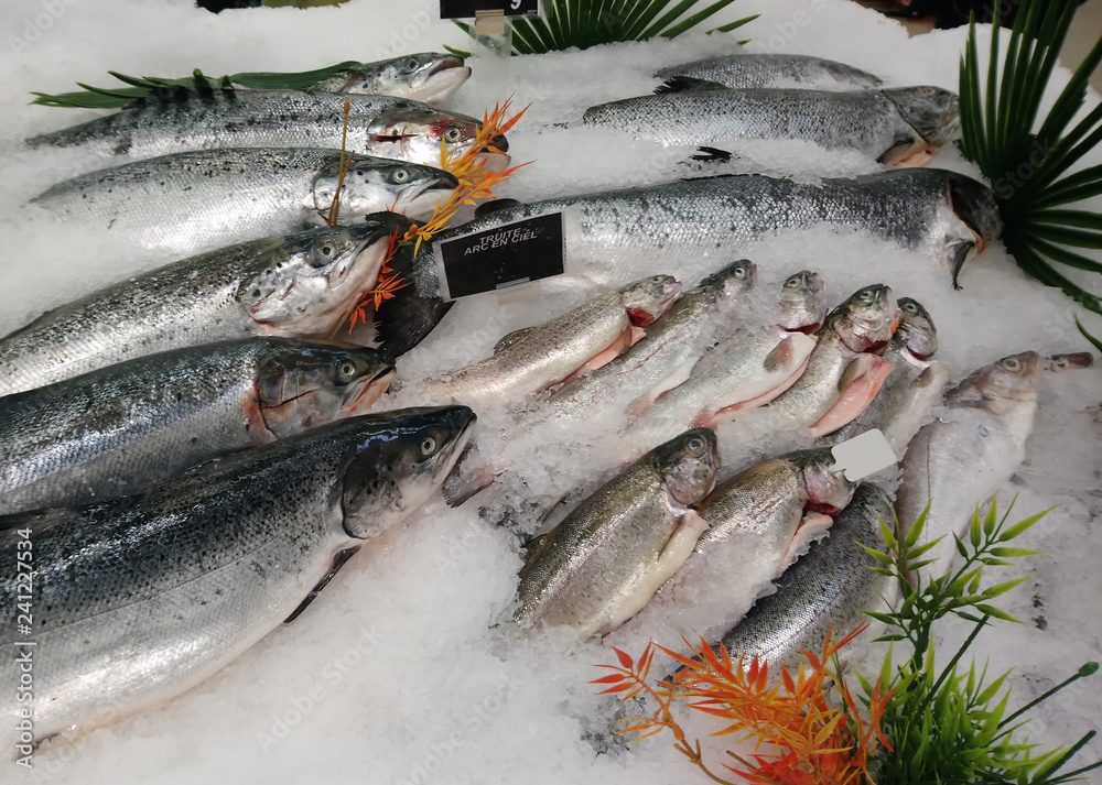 stand de poisson Stock Photo | Adobe Stock