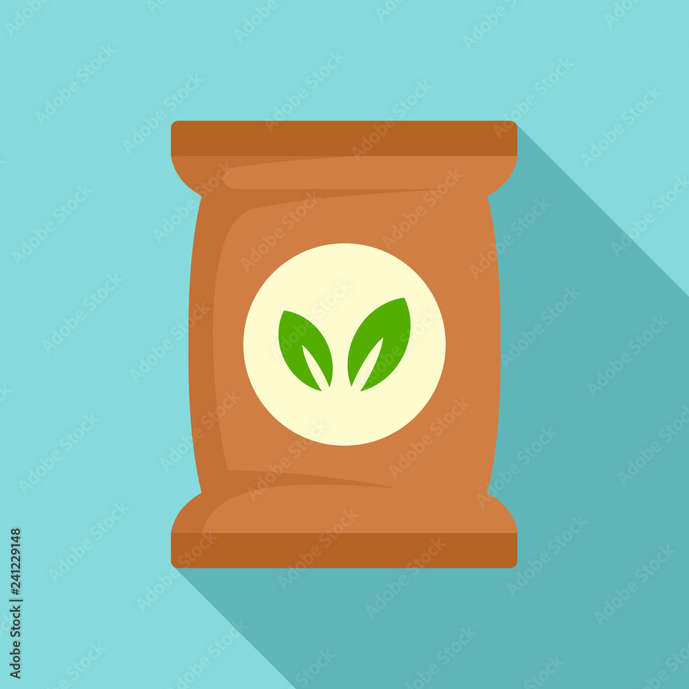 Seed plant pack icon. Flat illustration of seed plant pack vector icon ...