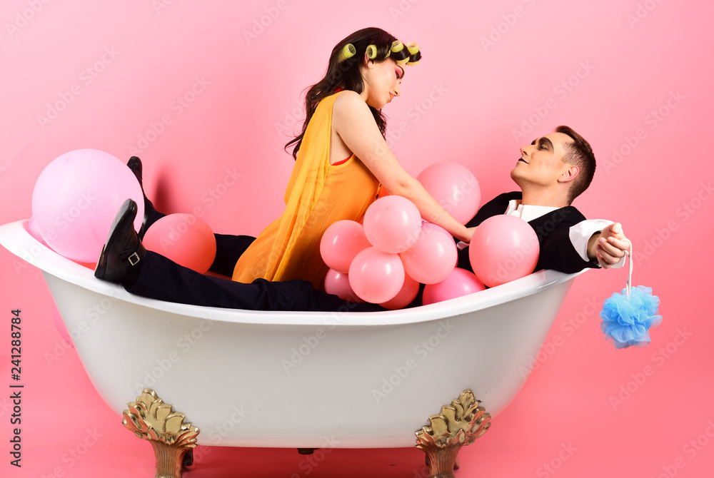 Important part of life. Bubble bath day. Beauty routine and personal ...