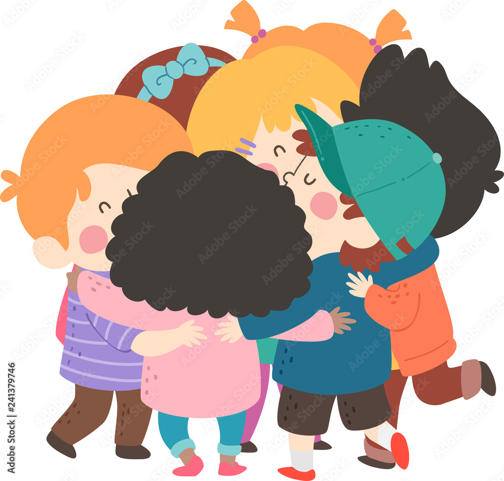 Group Hug Clip Art