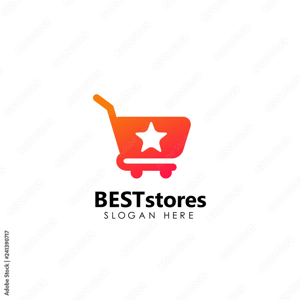 best stores logo design. best shop logo icon design Stock Vector ...