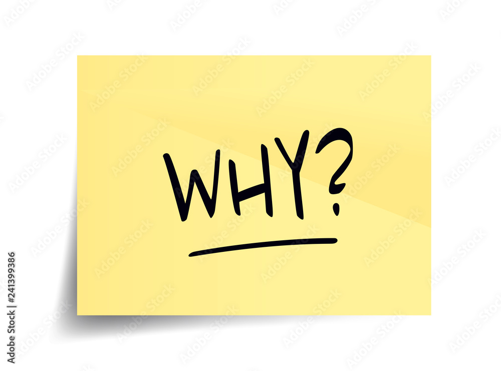 Why ? Stock Vector | Adobe Stock
