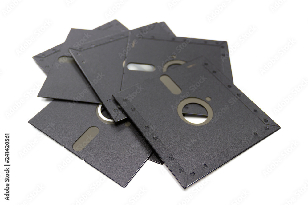 A floppy disk, also called a diskette or just disk, is a type of disk ...