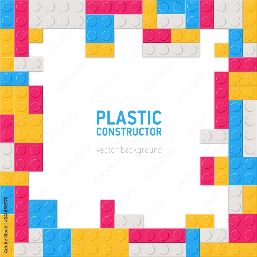 Square decorative backdrop or background with frame or border made of ...