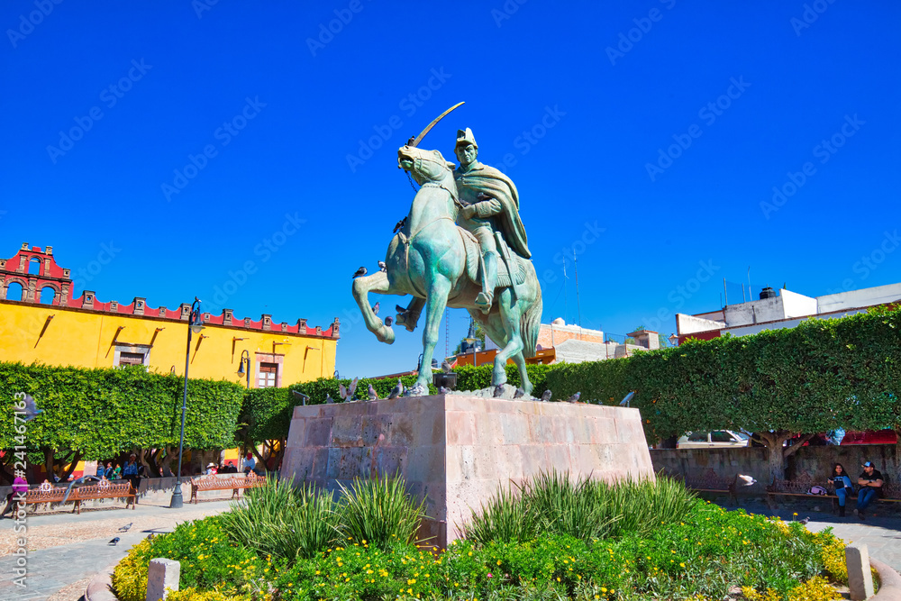 San Miguel de Allende, Mexico-3 December, 2018: General Ignacio Allende ...