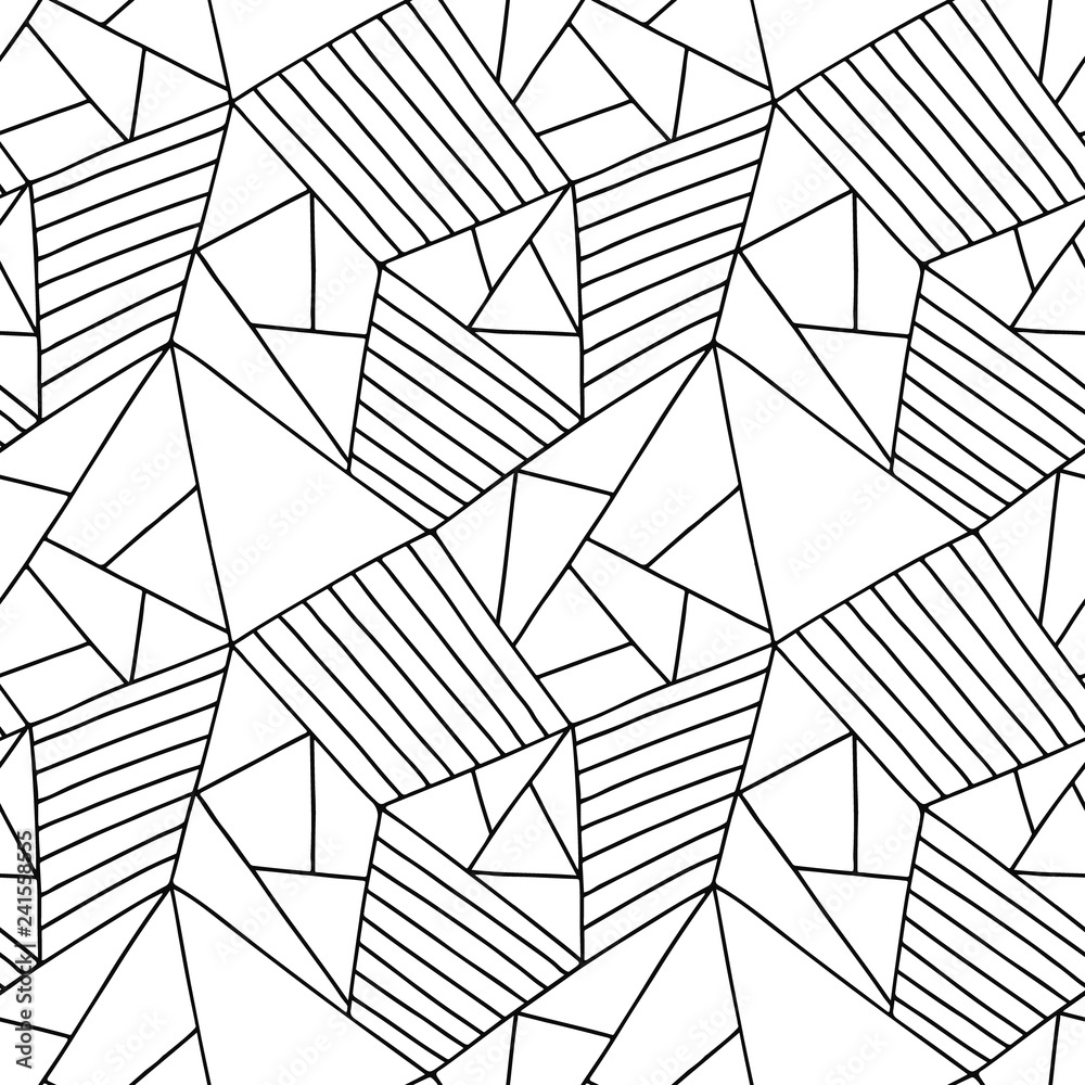 Black And White Asymmetrical Designs