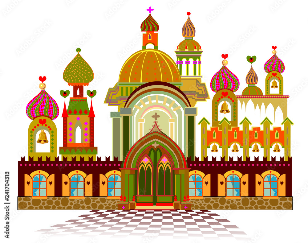 Illustration of fairyland fantasy kingdom from eastern fairy tale for ...