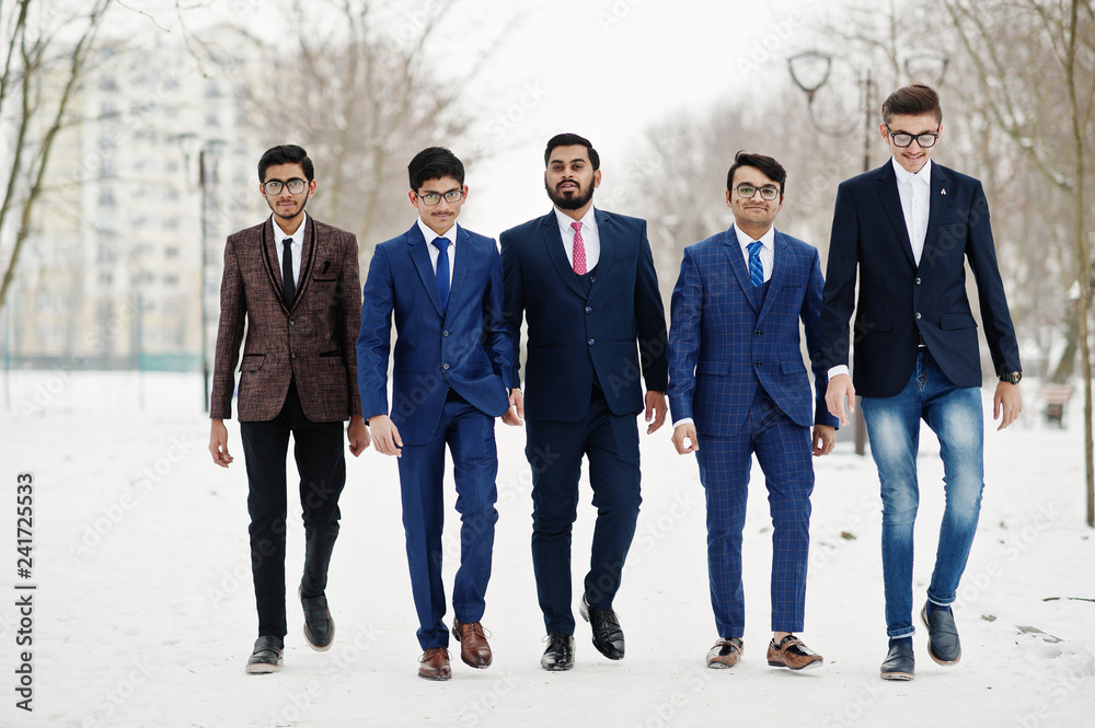 Indian Businessman Walking