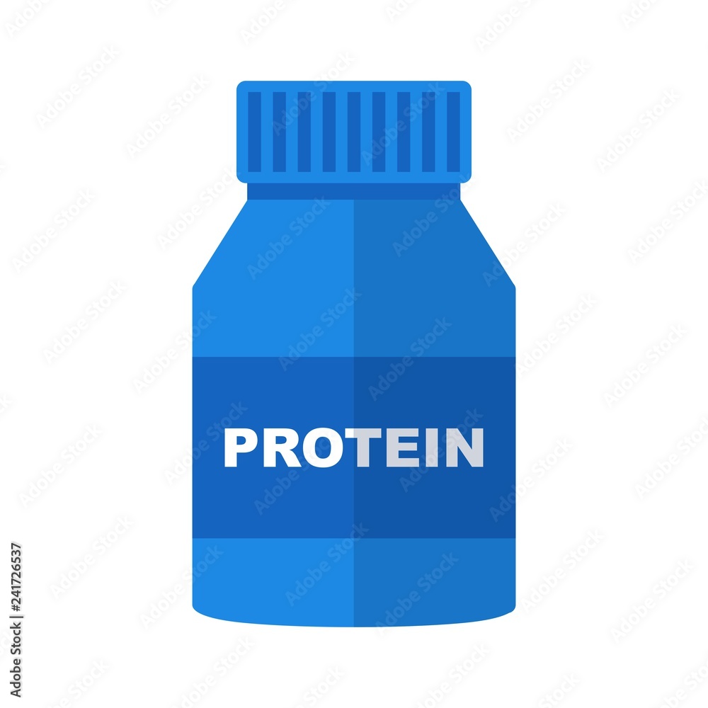 Vector Protein Icon Stock Vector | Adobe Stock