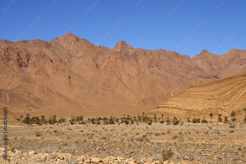 paysage minéral dans la région de Tata au Maroc Stock Photo | Adobe Stock