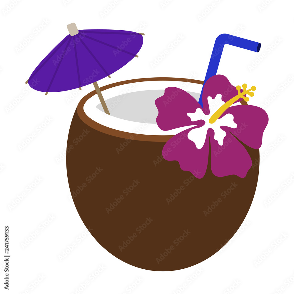 Coconut Drink Clipart