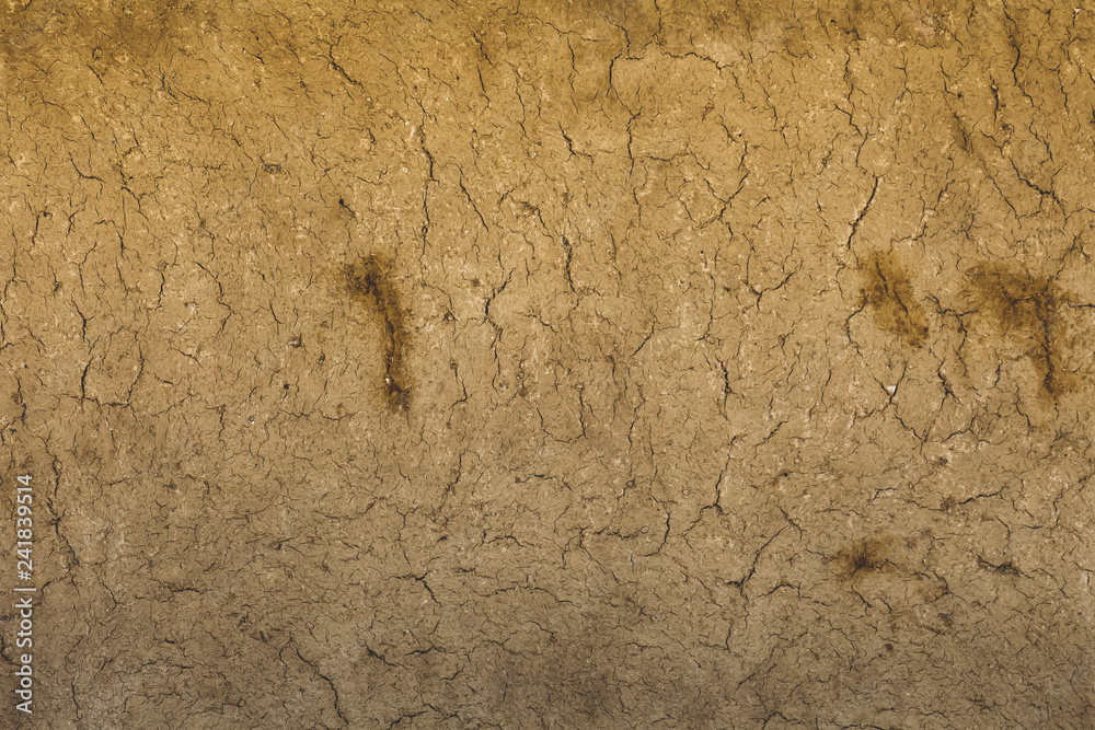 Earth house texture soil wall of traditional house made of clay and ...