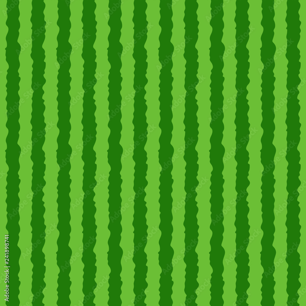 Watermelon Stripes Seamless Pattern - Green and light green vertical ...